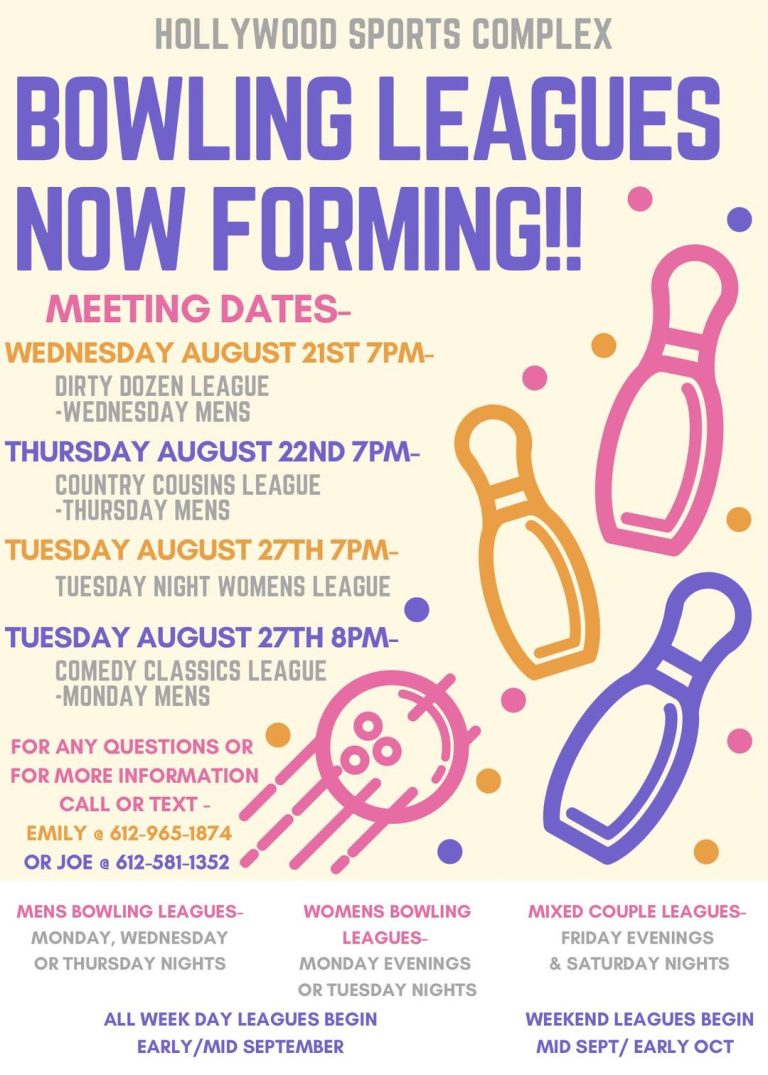 Dirty Dozen Men’s Bowling League Meeting - Hollywood Sports Complex